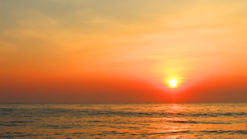 beach sunrise zoom out time lapse Stock Footage Video (100% Royalty ...