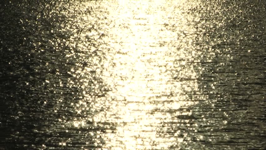 Gold Sun Reflection On Water Stock Footage Video (100% Royalty-free ...