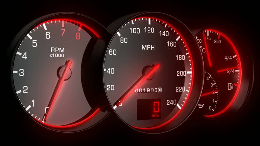 speedometer side view hd1080 Stock Footage Video (100% Royalty-free ...