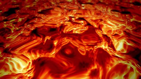 Lava Flowing Animation Stock Footage Video (100% Royalty-free) 5623925 ...