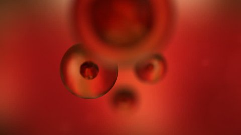 Animated Cells Inside Body Floating Around Stock Footage Video (100% ...