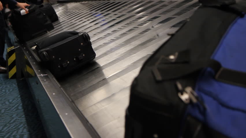 Baggage Carousel. Baggage Carousel at Stock Footage Video (100% Royalty ...