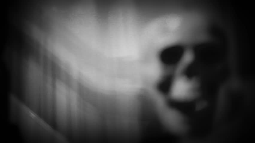 Creepy Ghost Skeleton Creature Stock Footage Video (100% Royalty-free ...