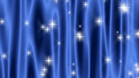480p Loop Blue Starry Curtainflowing Vivid Stock Footage Video (100% ...