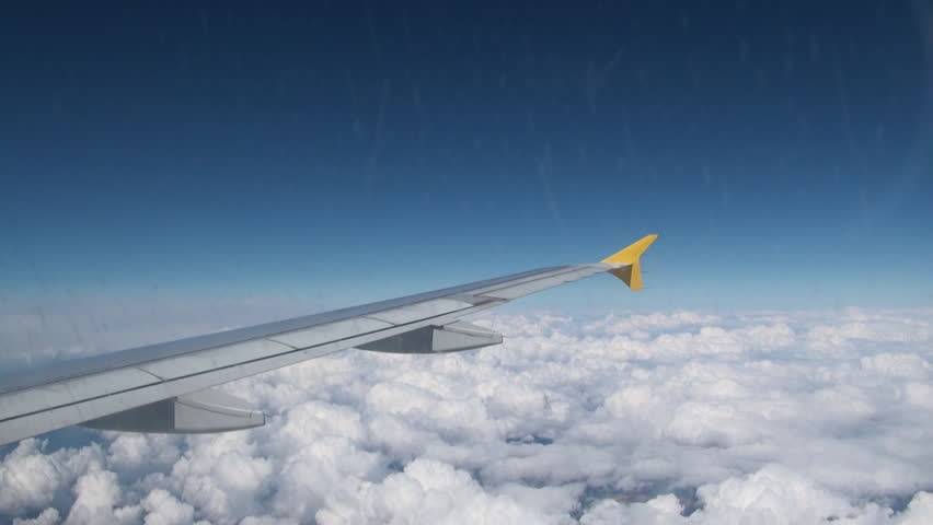 Shot of a Airplane Wing Stock Footage Video (100% Royalty-free) 5663441 ...