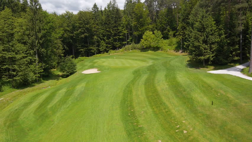 japanese golf course drone shooting tojokcc02 Stock Footage Video (100% ...