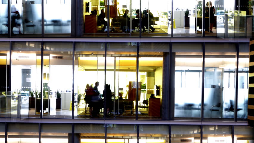 Time Lapse Busy City Office Workers Stock Footage Video (100% Royalty ...