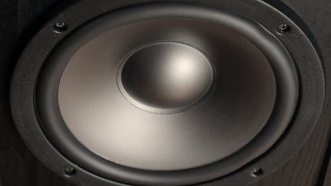 Animation Studio Subwoofer Speakers Playing Loud Stock Footage Video ...