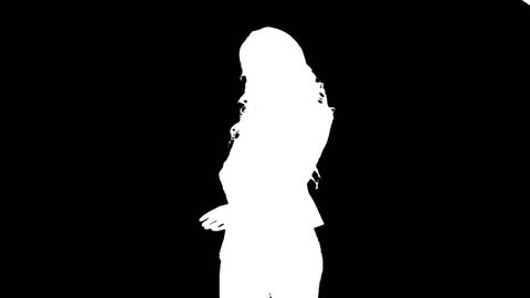 439 Lady plain background Stock Video Footage - 4K and HD Video Clips ...