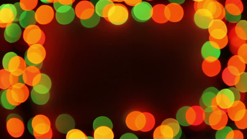 Blinking Frame with Bokeh Lights, Stock Footage Video (100% Royalty ...