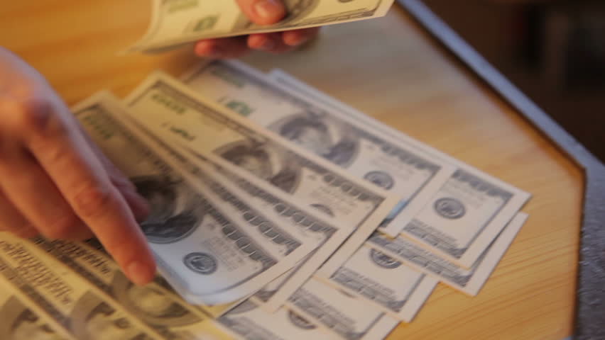 panoramic view money counting hd 1080p Stock Footage Video (100% ...