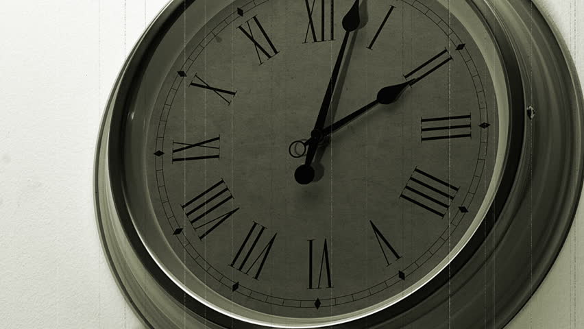 Retro Clock Pointer - Vintage Stock Footage Video (100% Royalty-free ...