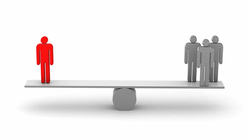 leverage scale loop animation equal weight Stock Footage Video (100% ...