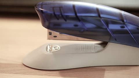 Hand Using Stapler Office Stock Footage Video (100% Royalty-free ...