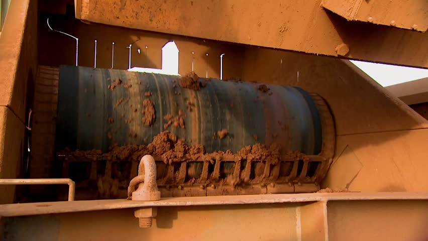 raw mining materials being extracted Stock Footage Video (100% Royalty ...