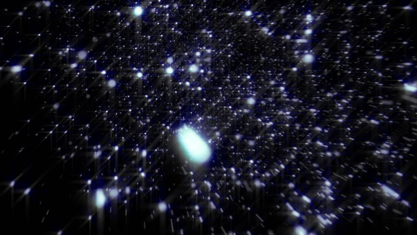 Shiny Particles Flying Seamless Background Stock Footage Video (100% ...