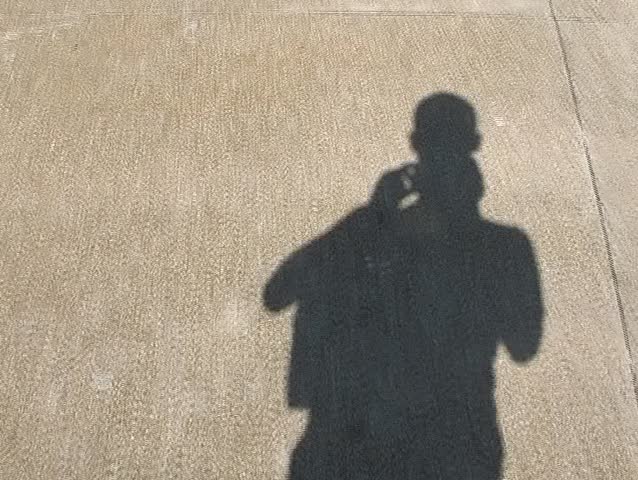 Shadow of a Man Walking Stock Footage Video (100% Royalty-free) 57622 ...