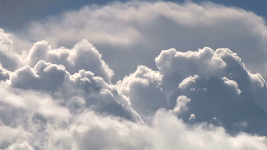 Large Thunderhead Storm Clouds Growing Stock Footage Video (100% ...