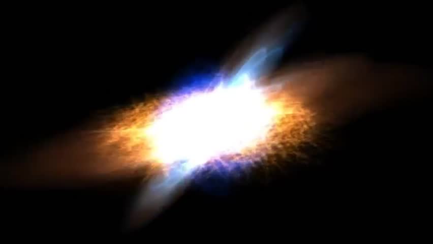 Air Explosion On Black Screen Stock Footage Video (100% Royalty-free ...