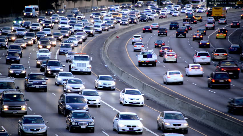 Daytime Rush Hour Traffic On Stock Footage Video (100% Royalty-free ...