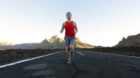 Man runner full body Stock Video Footage - 4K and HD Video Clips ...