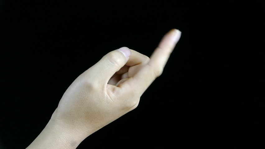 hand position seducefingercome here gh2_00678 Stock Footage Video (100% ...