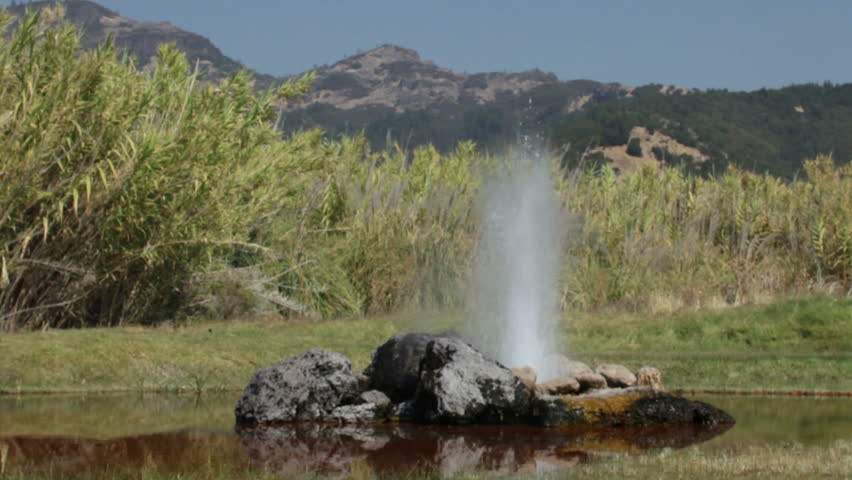 Geyser at Yosemite National Park, Stock Footage Video (100% Royalty ...