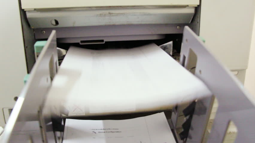 paper copy machine Stock Footage Video (100% Royalty-free) 5826659 ...