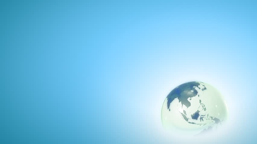loop-able business background rotating globe flying Stock Footage Video ...