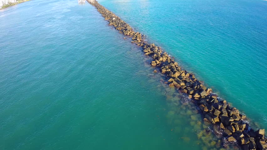 rock formation on miami beach Stock Footage Video (100% Royalty-free ...