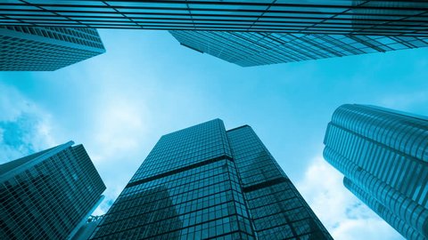 time lapse low angle view city Stock Footage Video (100% Royalty-free ...