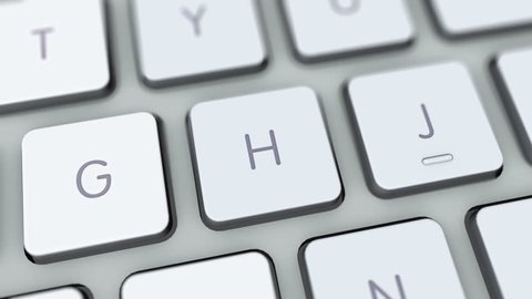 Send Button On Computer Keyboard Key Stock Footage Video (100% Royalty ...