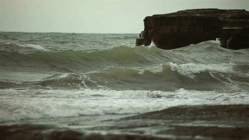 storm sea storming stormy water rough Stock Footage Video (100% Royalty ...