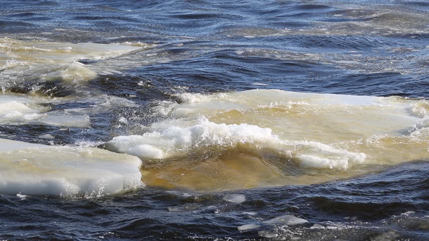 large chunks ice flow down st Stock Footage Video (100% Royalty-free ...