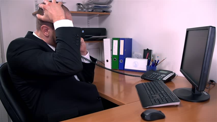 mobbing over phone call office Stock Footage Video (100% Royalty-free ...