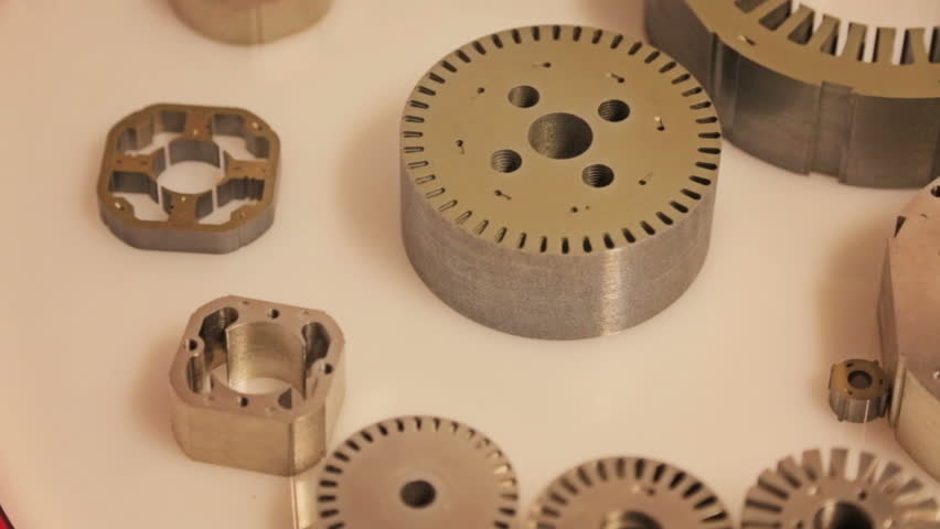 mechanic pieces bearings iron gear different Stock Footage Video (100% ...