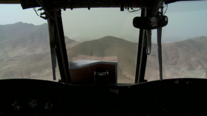 silhouette military pilots cockpit chinook helicopter Stock Footage ...