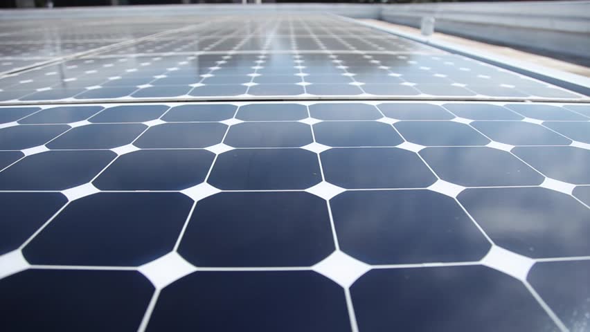 Solar Panels, Dolly Slider Stock Footage Video (100% Royalty-free ...