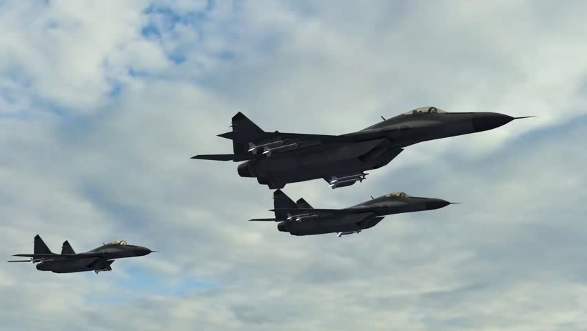Mig 29 Fighter Jet Fly Stock Footage Video (100% Royalty-free) 5969411 ...