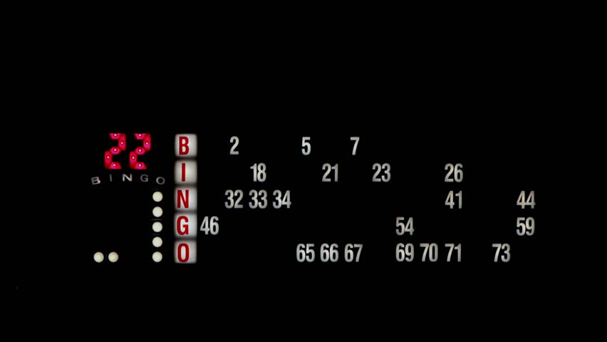 bingo game light board showing flashing Stock Footage Video (100% ...