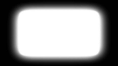 White Tv Screen Glows Loop Stock Footage Video (100% Royalty-free ...