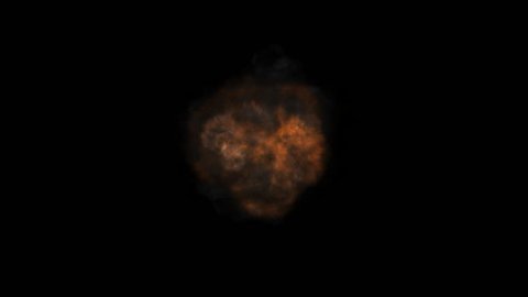 Exploding Ring Fire Blasts Outwards Stock Footage Video (100% Royalty ...