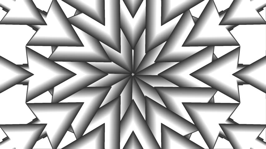 Loopable Seamless Cyclic Animated Kaleidoscopic Stock Footage Video ...