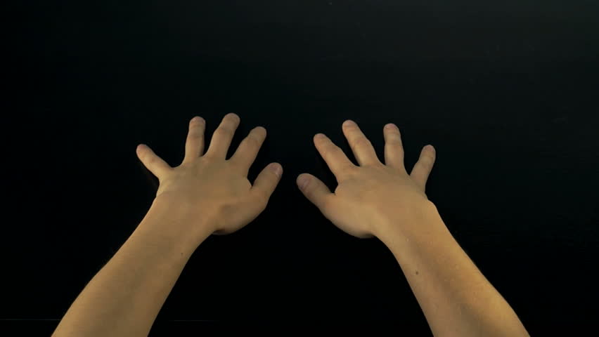 two hands clasping giving frustration man Stock Footage Video (100% ...