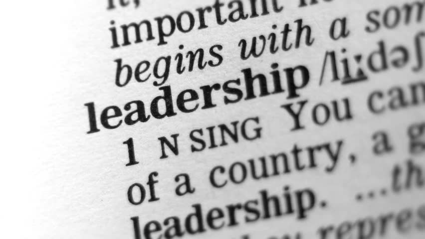 dictionary definition - leadership selective focus Stock Footage Video ...