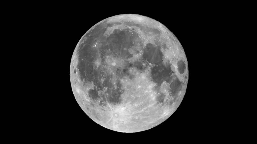 Zoom in On Full Moon Stock Footage Video (100% Royalty-free) 6076700 ...