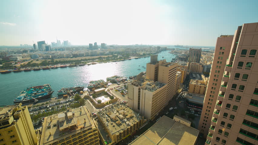Sunny Deira Creek Time Lapse Stock Footage Video (100% Royalty-free ...