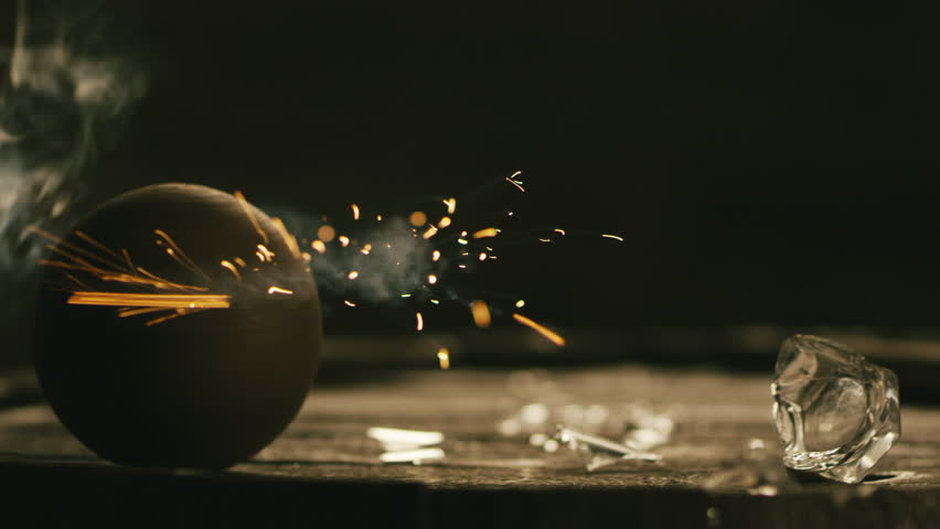 medieval bomb countdown shot on red Stock Footage Video (100% Royalty ...