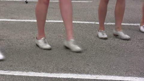 Tap Dancers Feet Close Stock Footage Video (100% Royalty-free) 620395 ...
