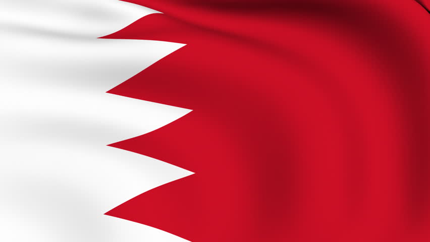 flying flag bahrain | looped Stock Footage Video (100% Royalty-free ...